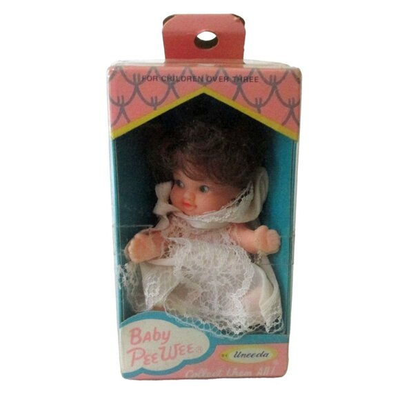 Vintage | Accents | Vintage98 Uneeda Baby Pee Wee Doll In Original Box ...